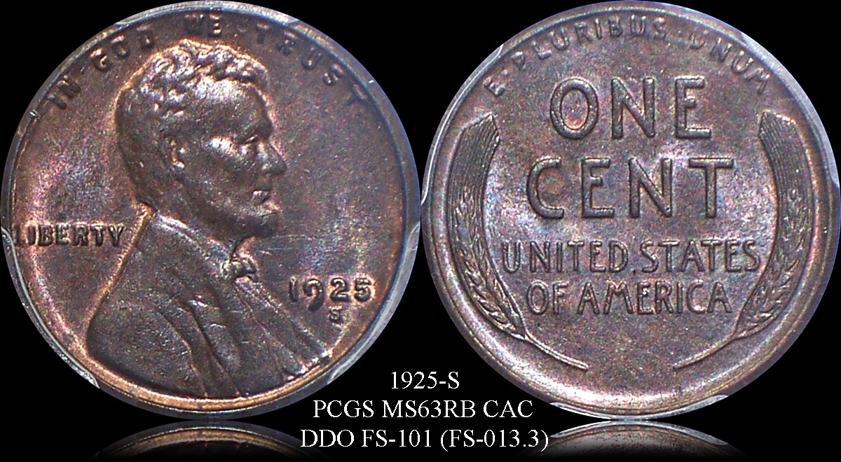 PCGS Set Registry: 1925-S 1C DDO FS-101 (013.3), RB #32908528 PCGS Set Registry: 1925-S 1C DDO FS-101 (013.3), RB #32908528